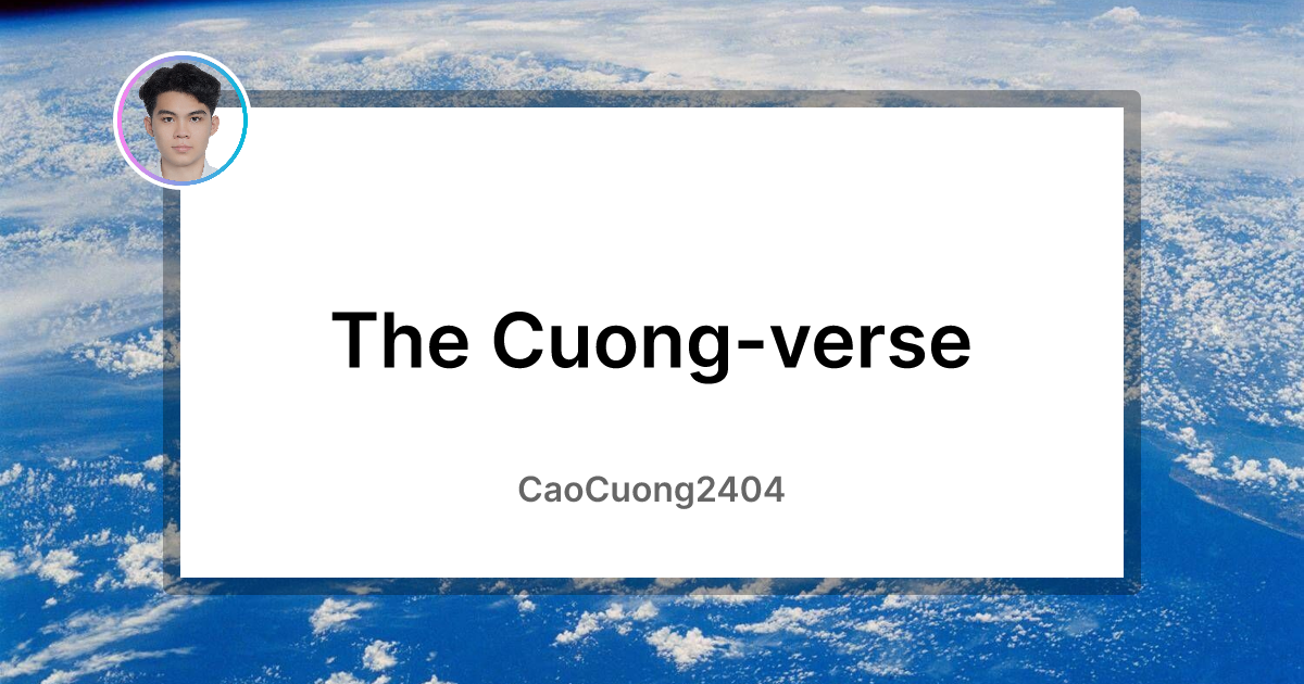 The Cuong-verse